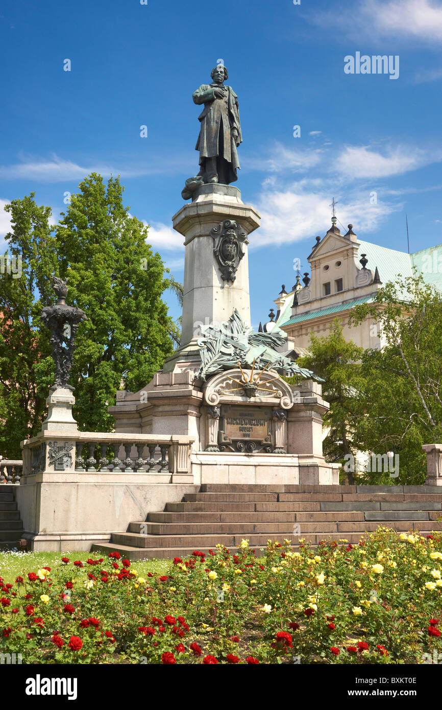 Statue of adam mickiewicz hi-res stock photography and images - Alamy
