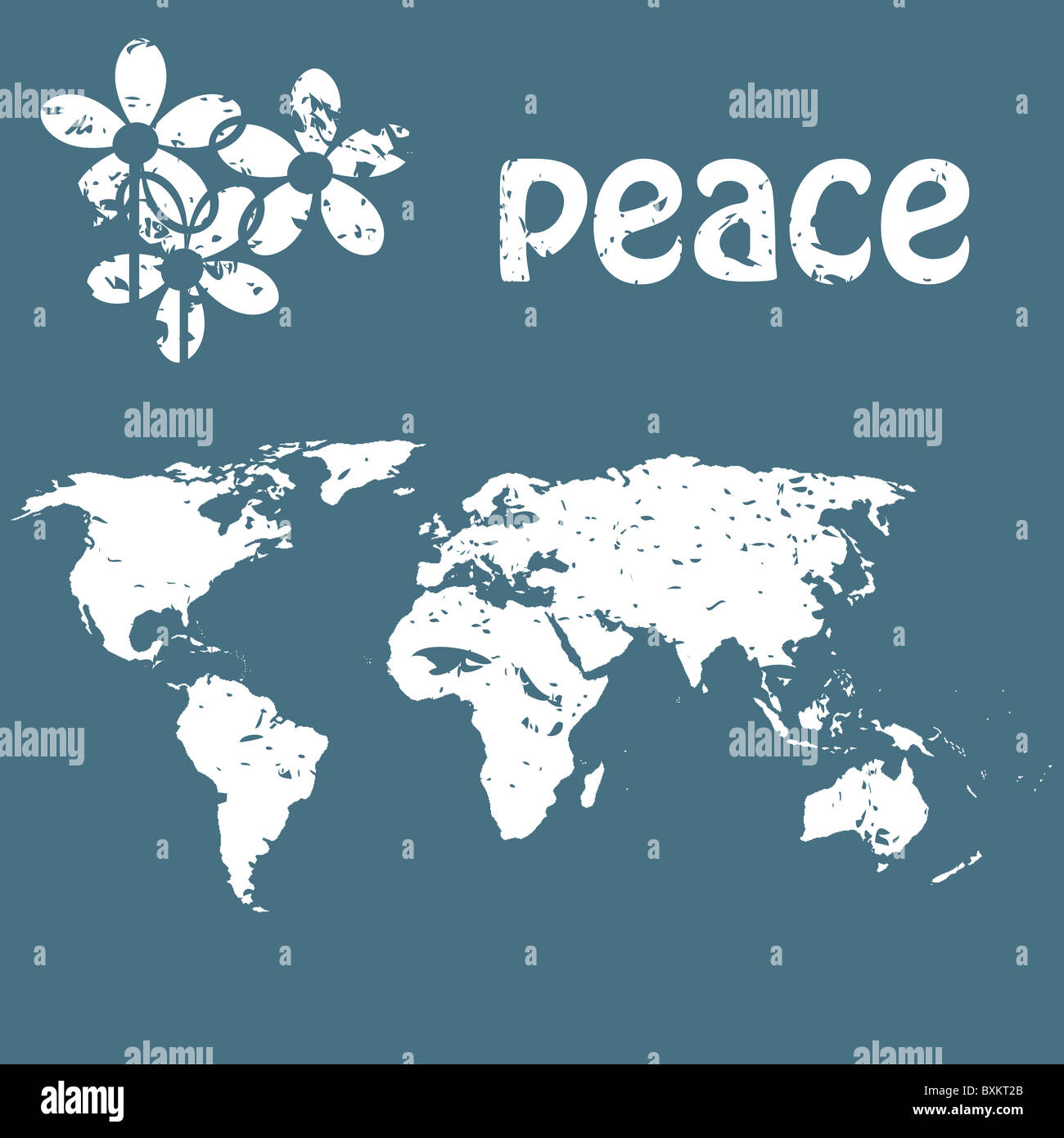 Peace card concept Stock Photo - Alamy