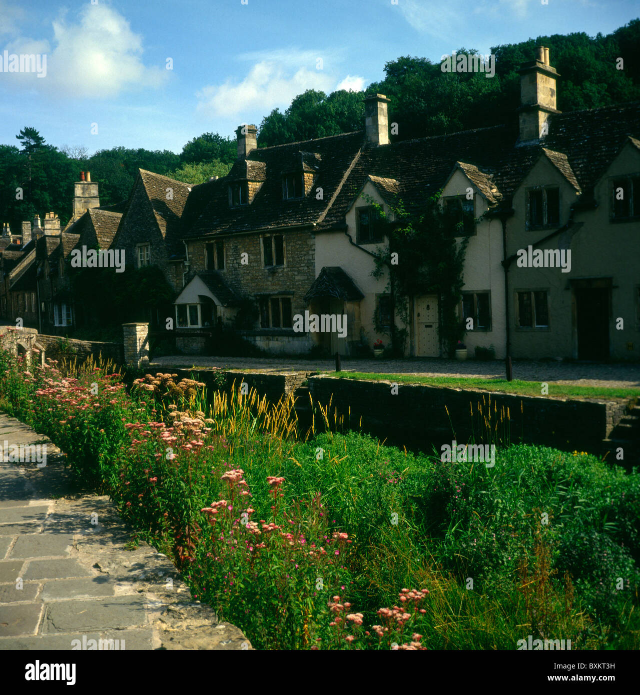 Castle Combe village Wiltshire England Stock Photo - Alamy