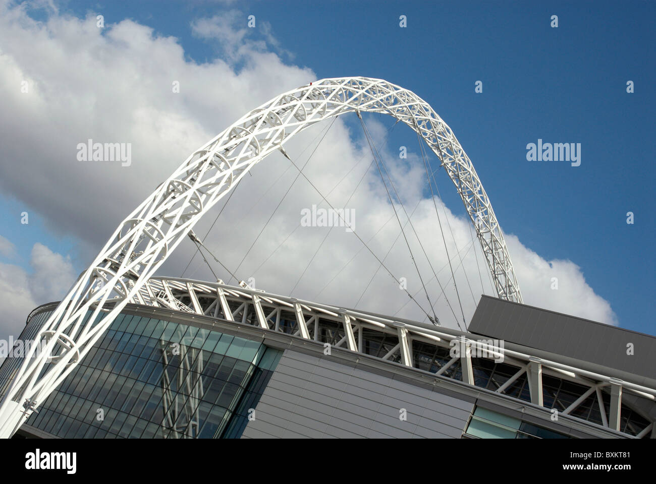 Completion of Wembley Stadium. The Wembley Stadium arch is the main ...