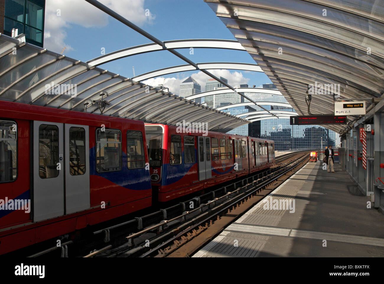 Crossharbour DLR Station Docklands East London United Kingdom Stock ...
