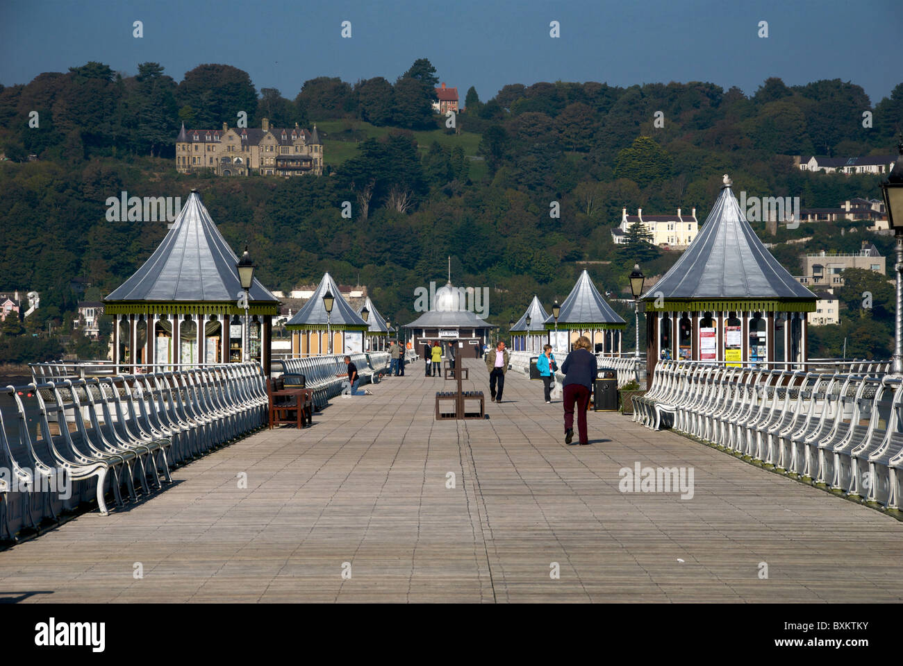 Bangor Pier Gwynedd Wales UK Menai Straight Stock Photo - Alamy