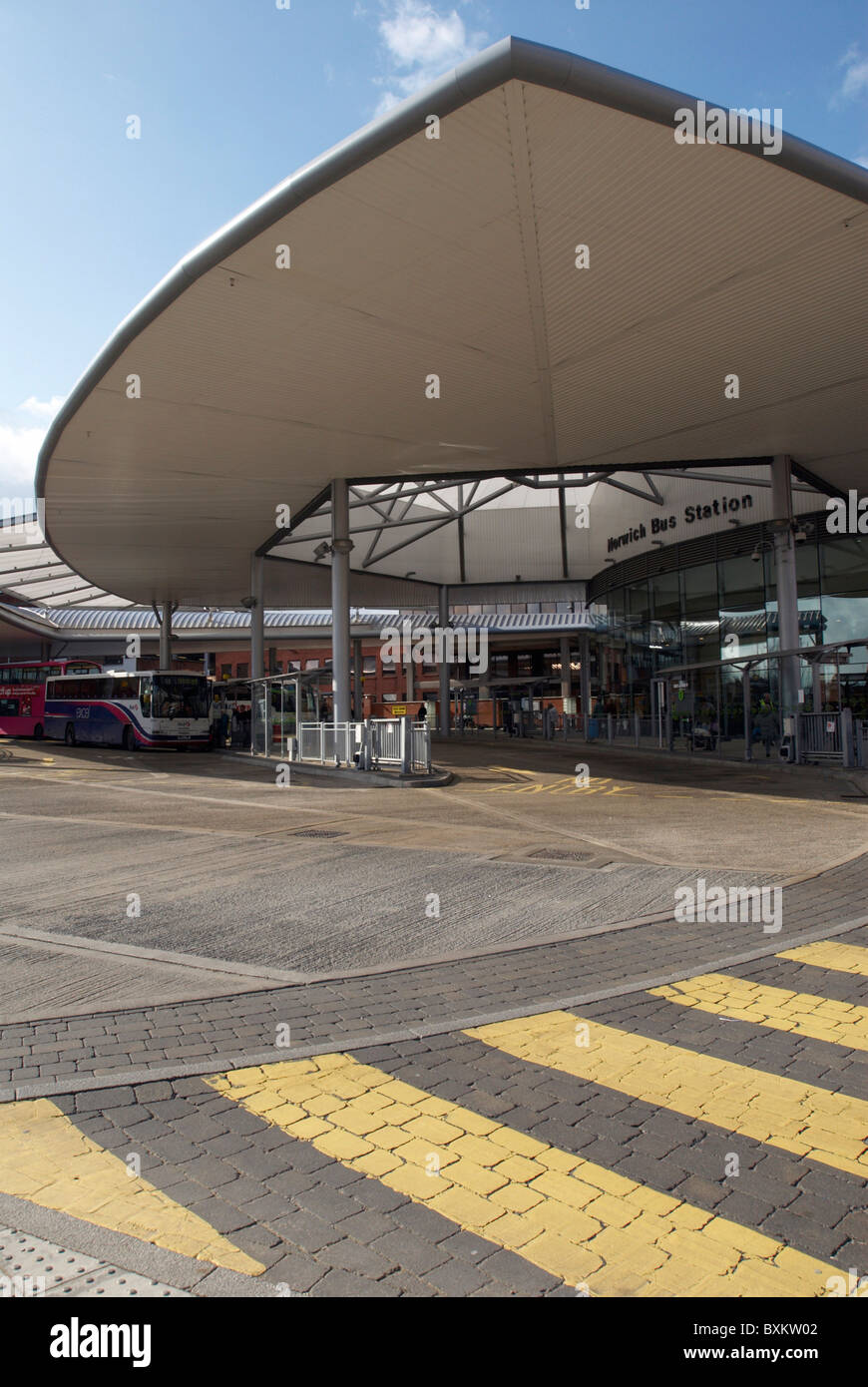 Norwich bus station United Kingdom Stock Photo - Alamy