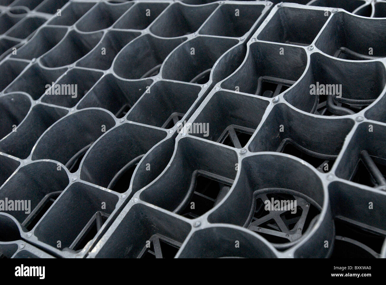 Recycled plastic grids Stock Photo - Alamy
