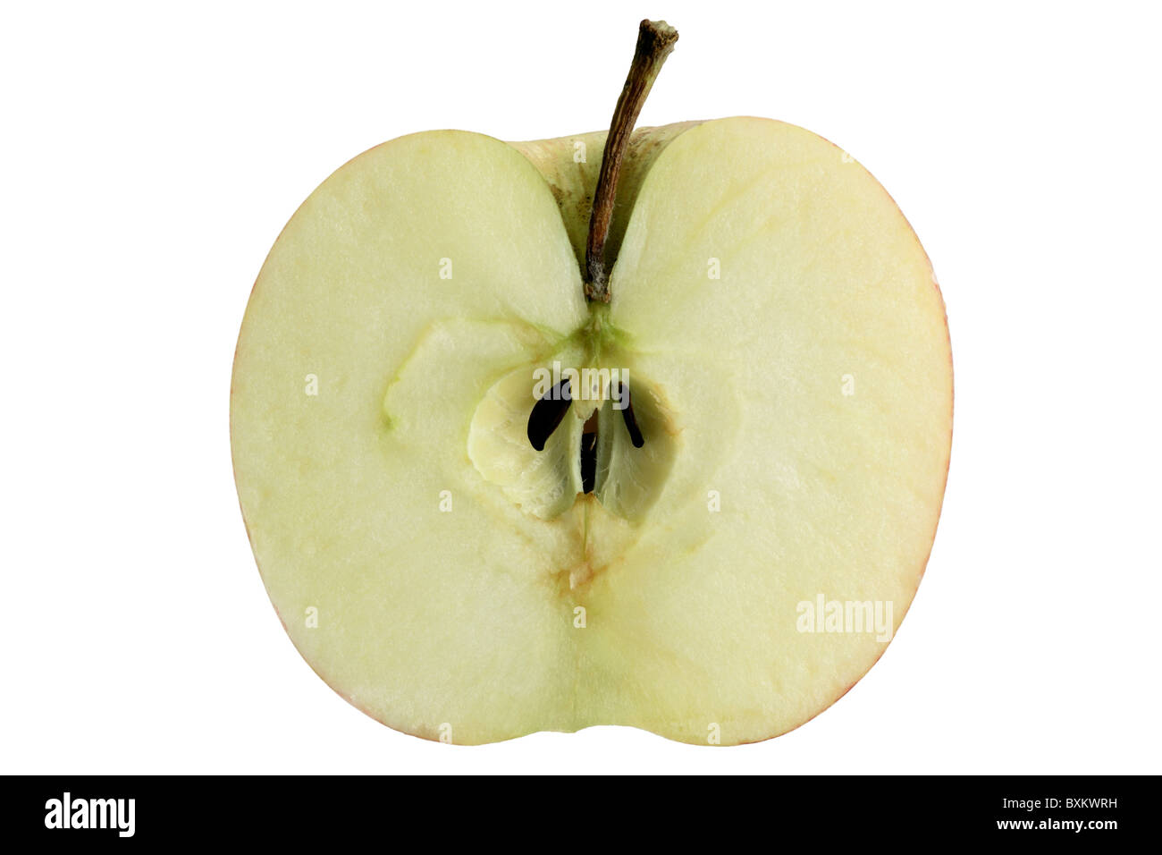 close up of slice of apple Stock Photo - Alamy