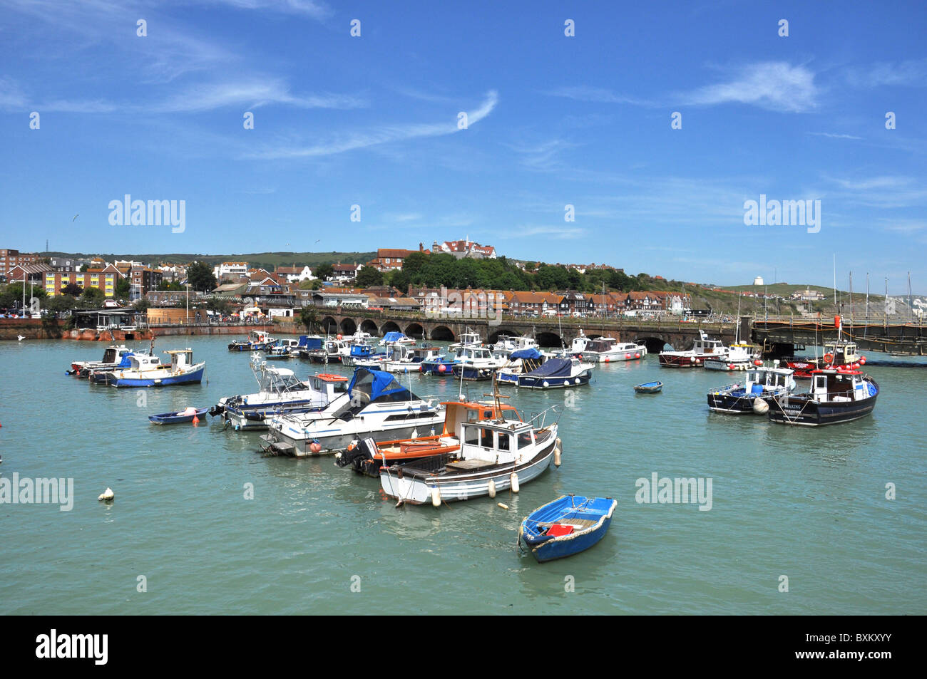 Folkestone harbour, Kent, UK Stock Photo - Alamy
