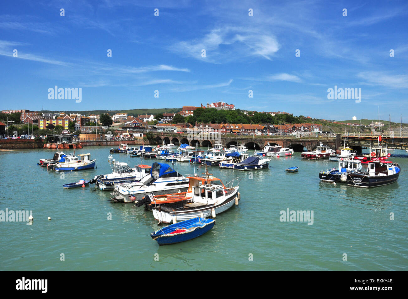 Folkestone harbour, Kent, UK Stock Photo - Alamy