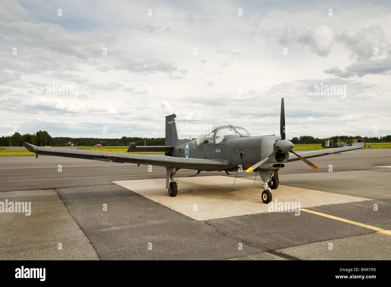 Valmet L-90 Redigo trainer and liaison aircraft of the Finnish Air ...