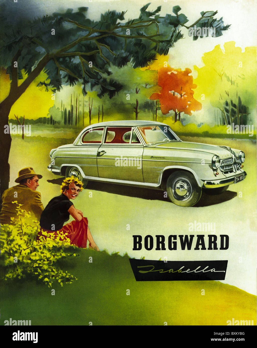 transport / transportation, car, vehicle variants, Borgward Isabella ...