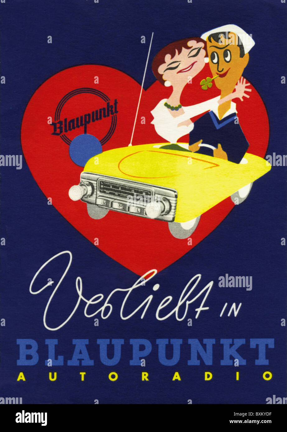 Old Car Radio Cartoon