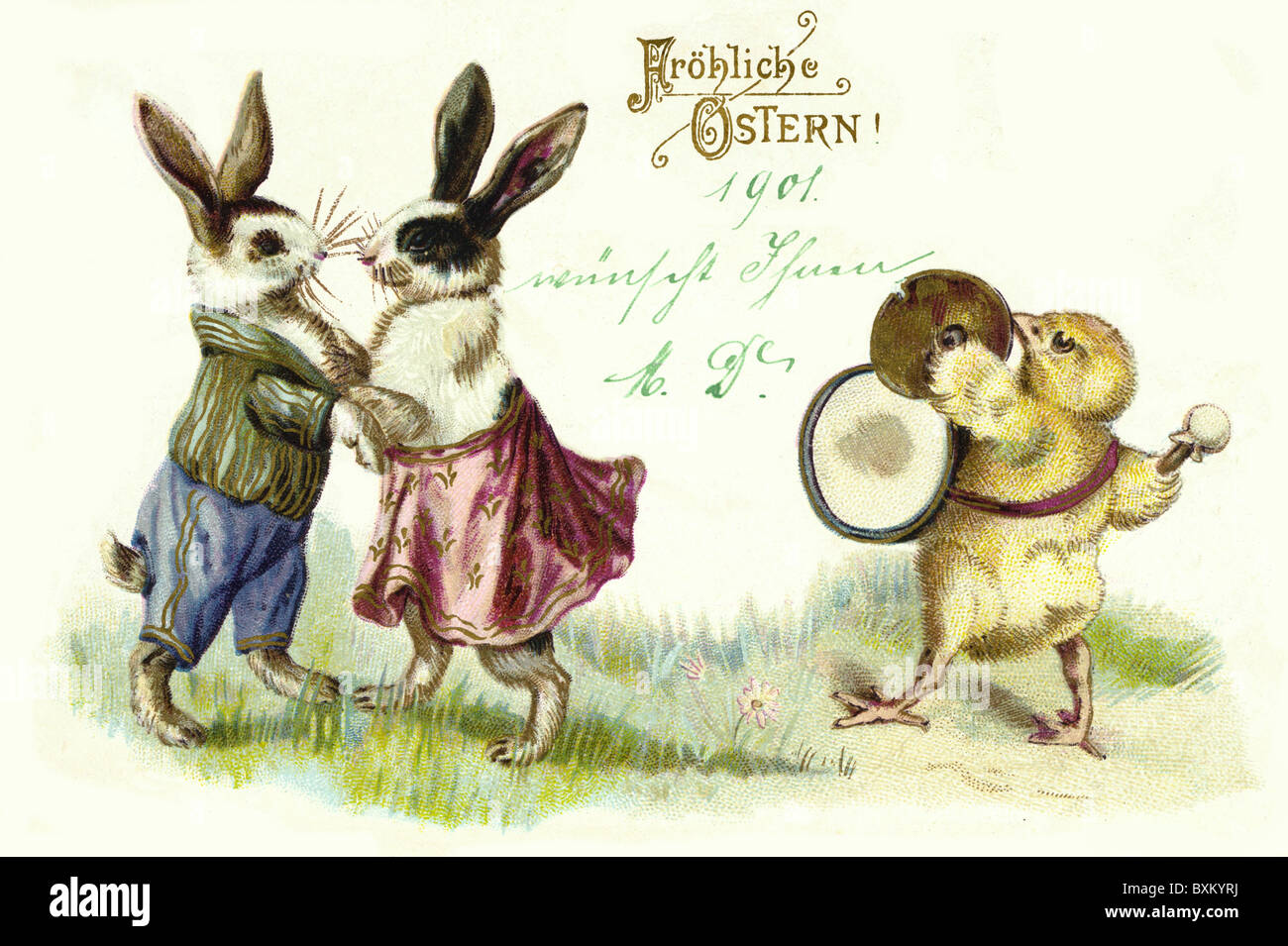 Happy easter greeting greetings card cards hi-res stock photography and ...