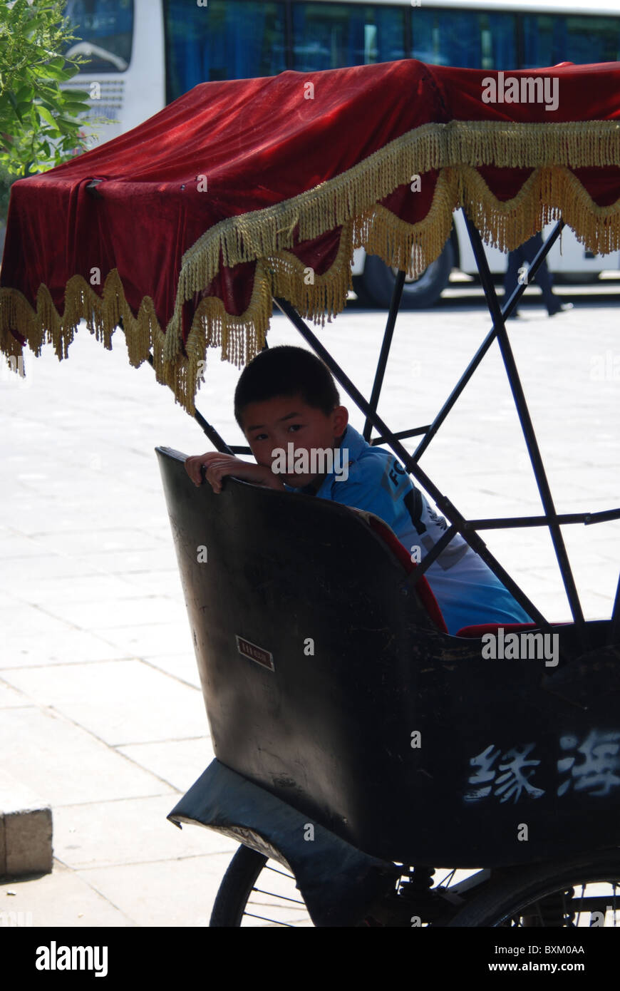 Rickshaw, Hou Hai, Beijing, China Stock Photo - Alamy