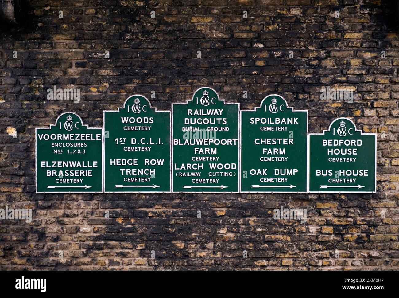 Ieper, Ypres in Belgium. Lille Gate, Ieper, Belgium. Commonwealth War ...