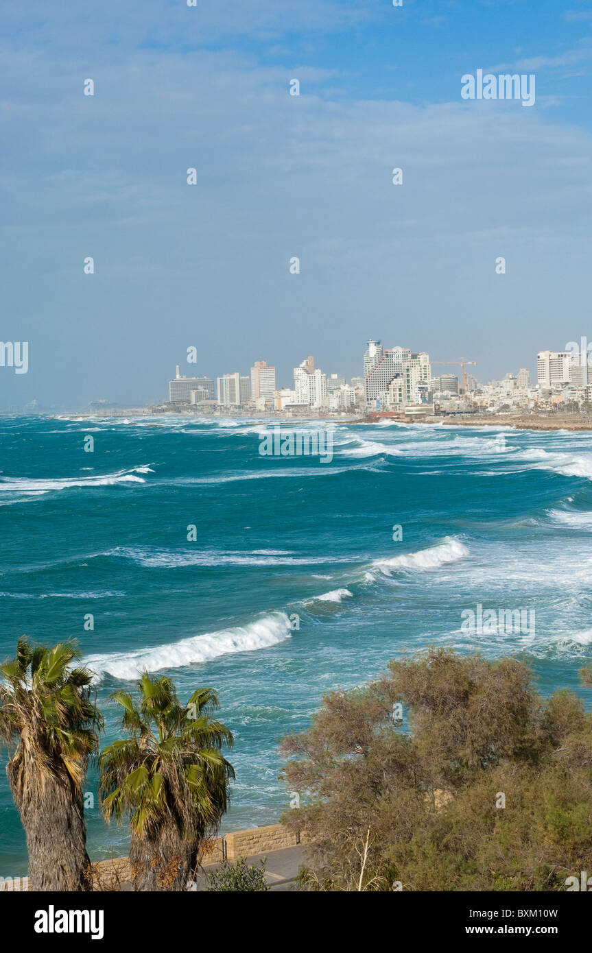 Israel, Tel Aviv. Downtown skyline Stock Photo - Alamy