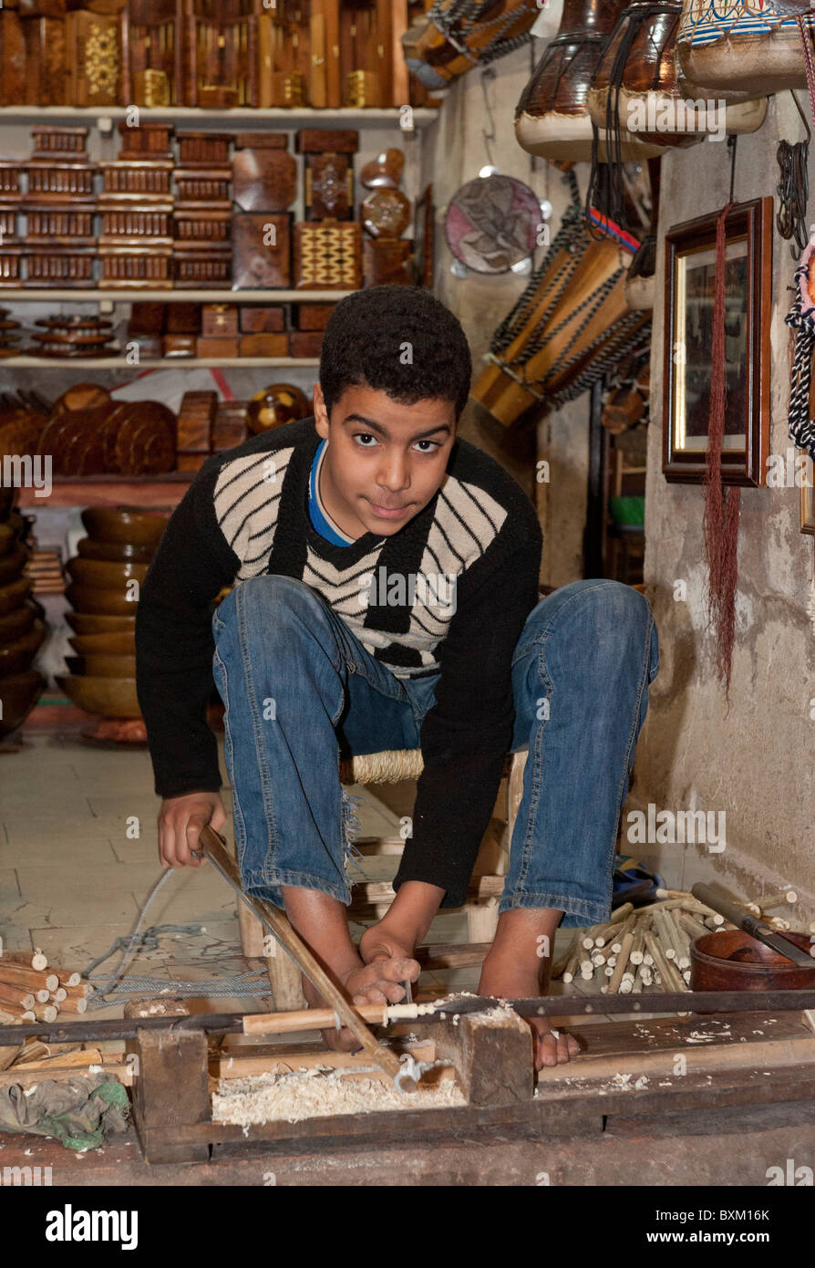 Young Boy at Work Stock Photo - Alamy