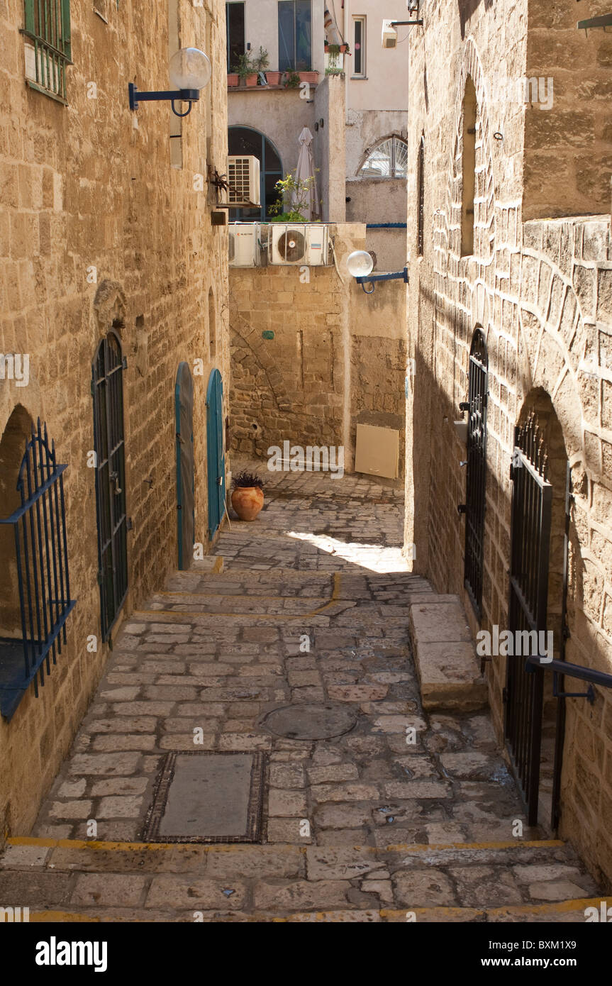 Israel, Jaffa. Narrow streets in Jaffa Stock Photo - Alamy