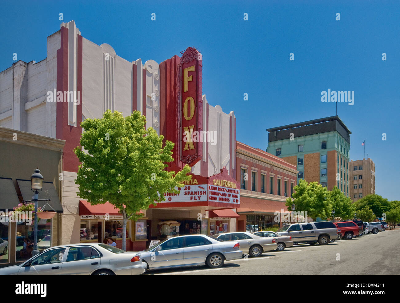 Fox Theatre on Main Street in Salinas, California, USA Stock Photo - Alamy