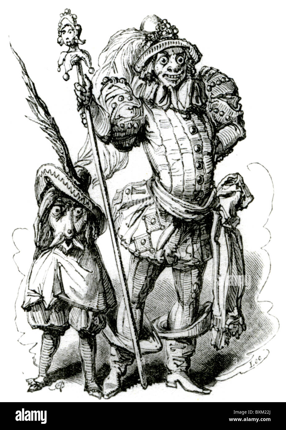 LORD OF MISRULE Victorian illustration of the traditional English ...