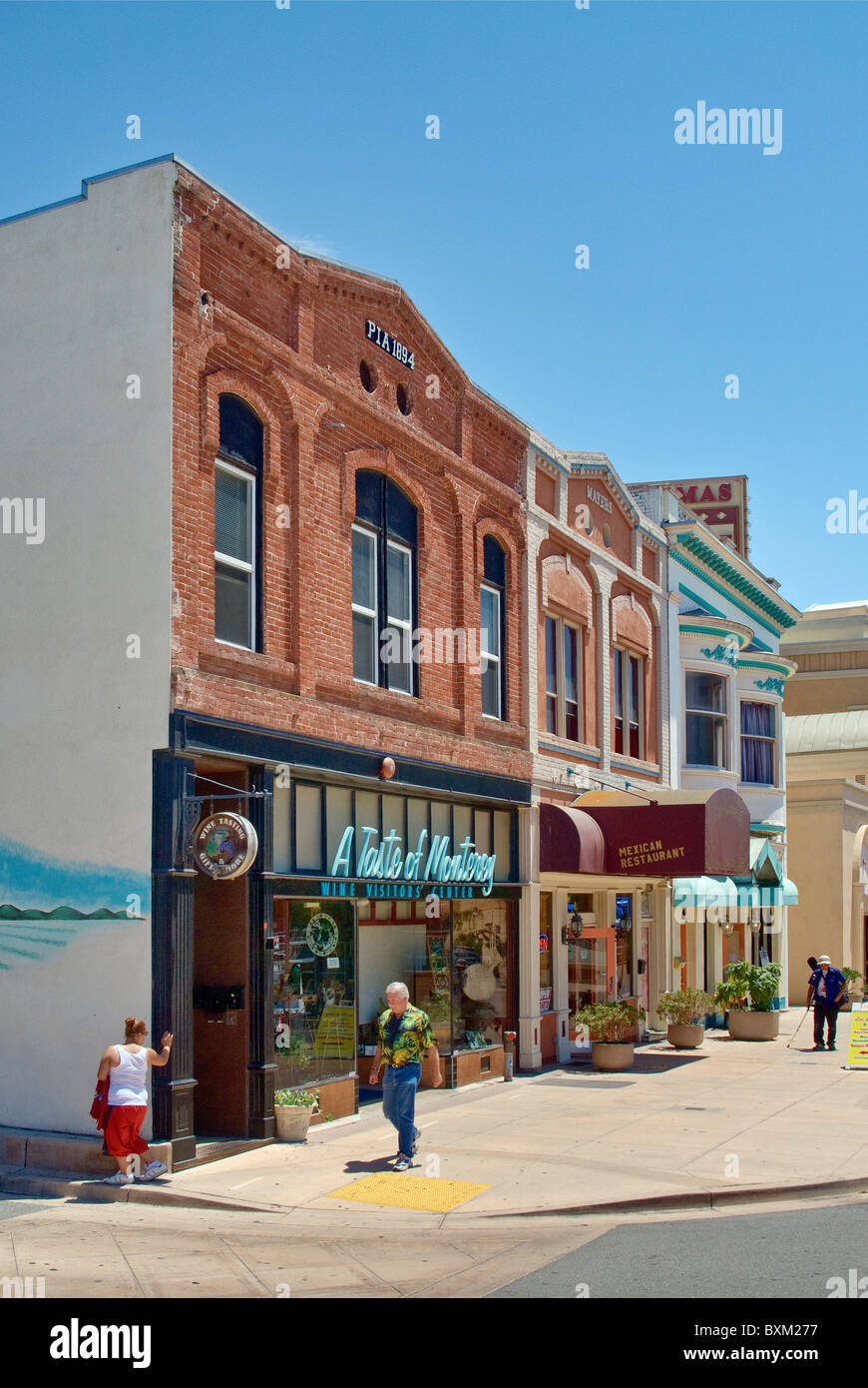 Historic buildings on Main Street in Salinas, California, USA Stock ...