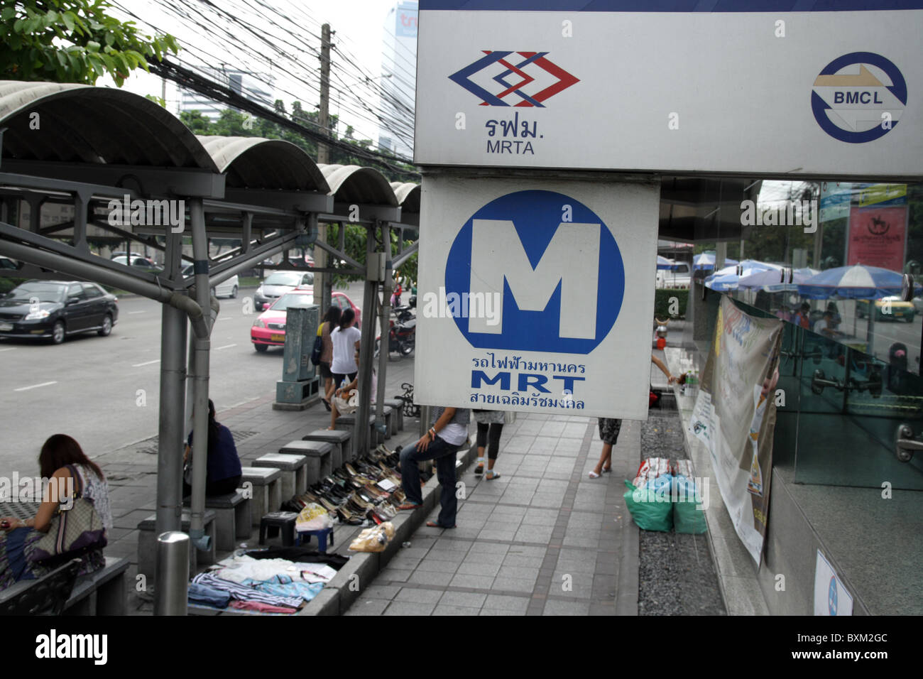 Bangkok MRT metro station , Thailand Stock Photo - Alamy