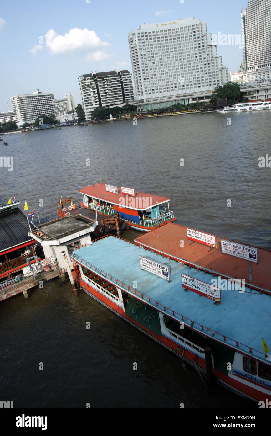 Sathorn pier bangkok thailand hi-res stock photography and images - Alamy