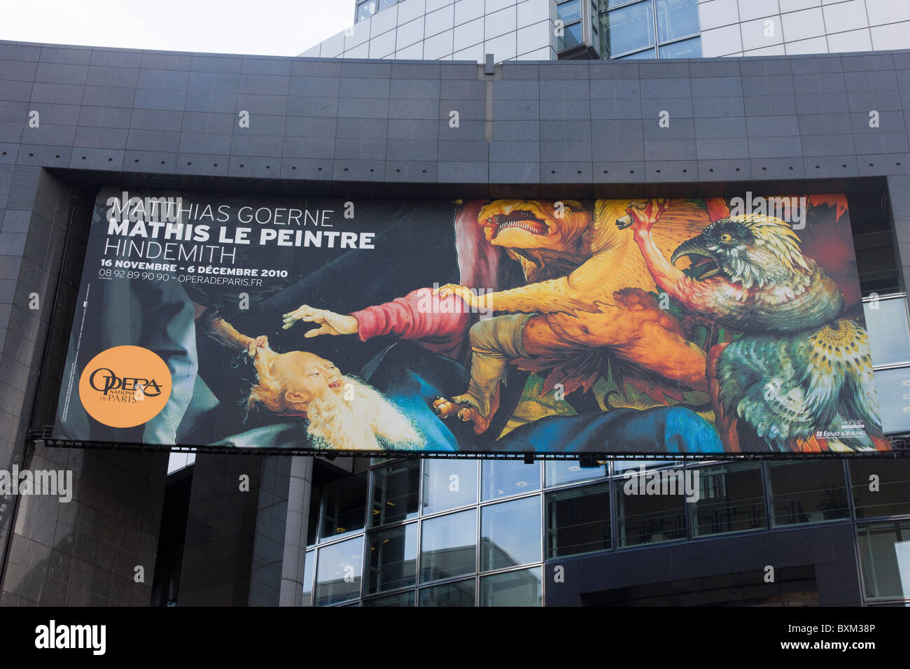poster advertising Paul Hindemith's Mathis der Maler, l'Opéra Bastille ...