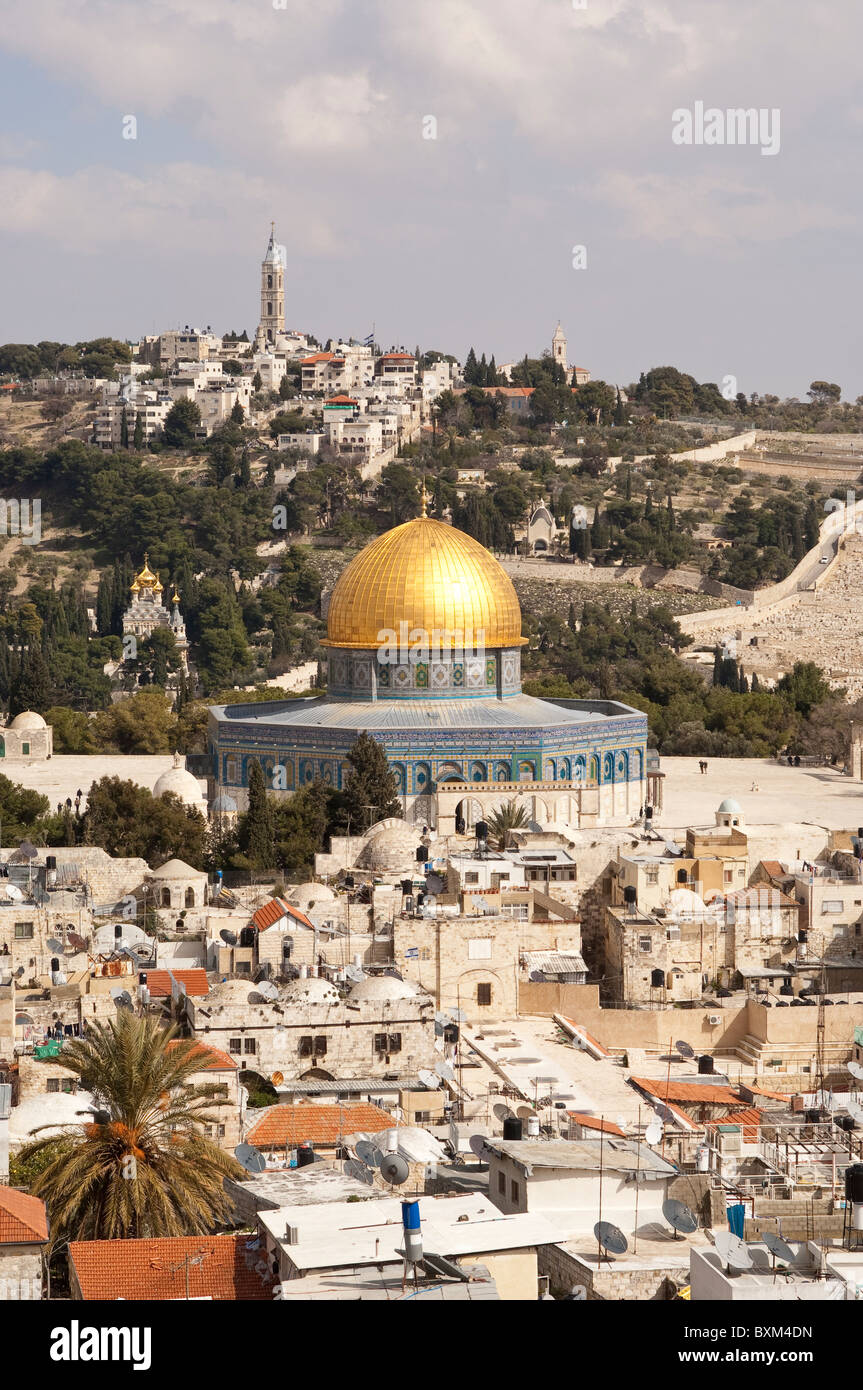 Israel, Jerusalem. Dome of the Rock mosque Stock Photo - Alamy