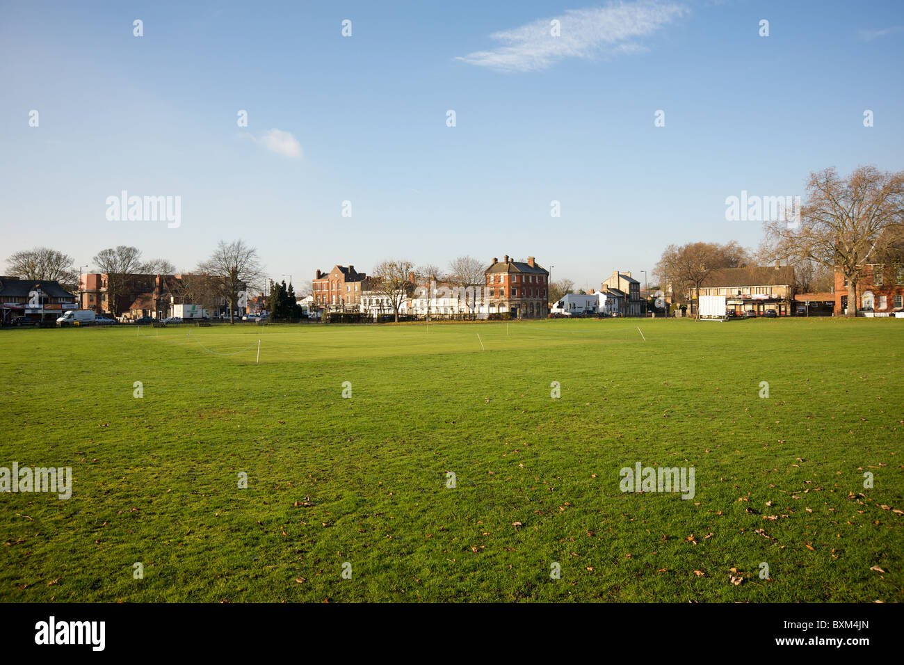 Mitcham Cricket Green, London Borough of Merton, South London, England ...