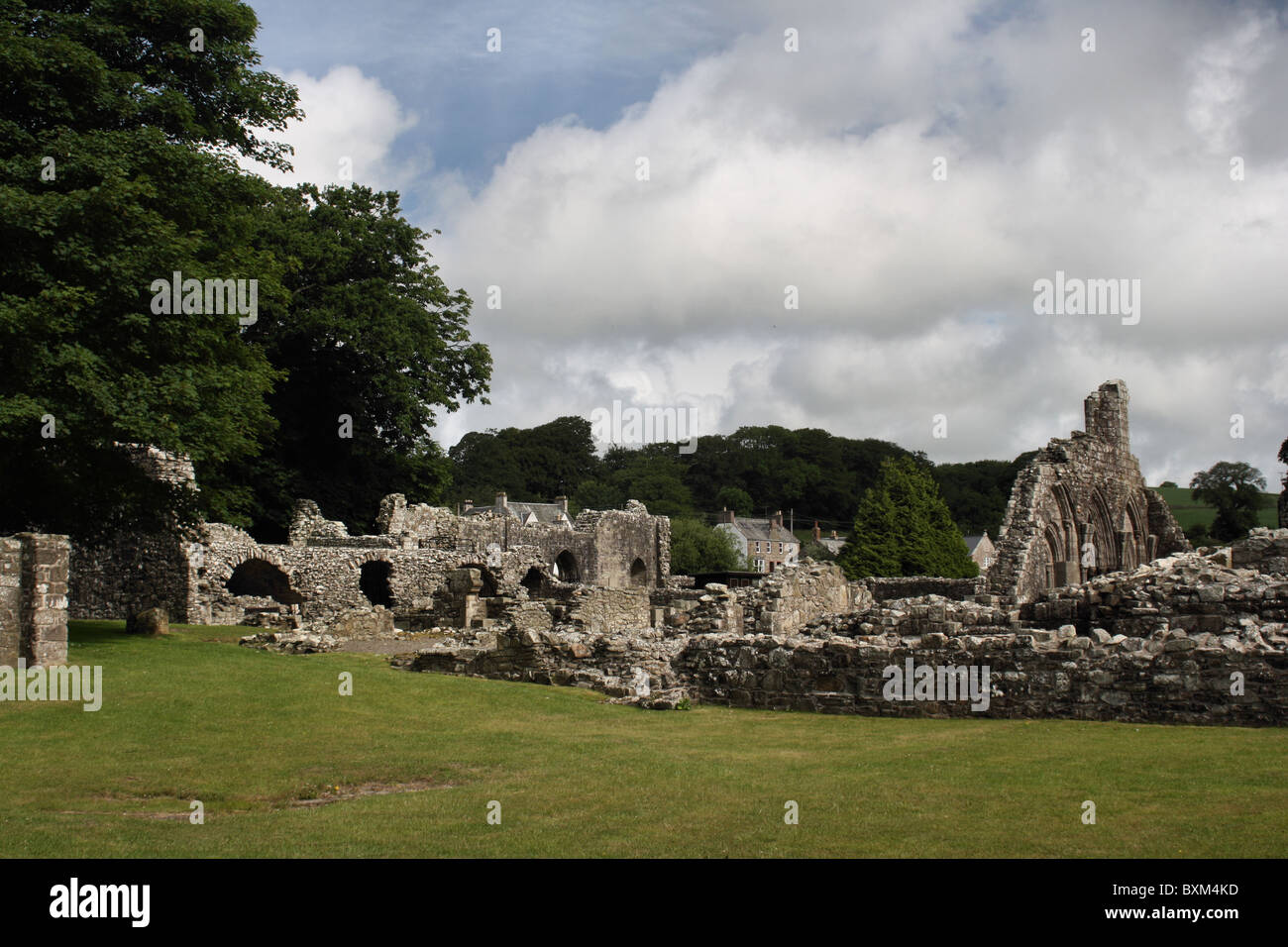 Dundrennan Abbey near Kirkcudbright Dumfries and Galloway Scotland ...