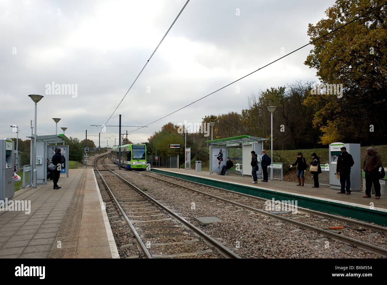 Wimbledon to mitcham tram hi-res stock photography and images - Alamy