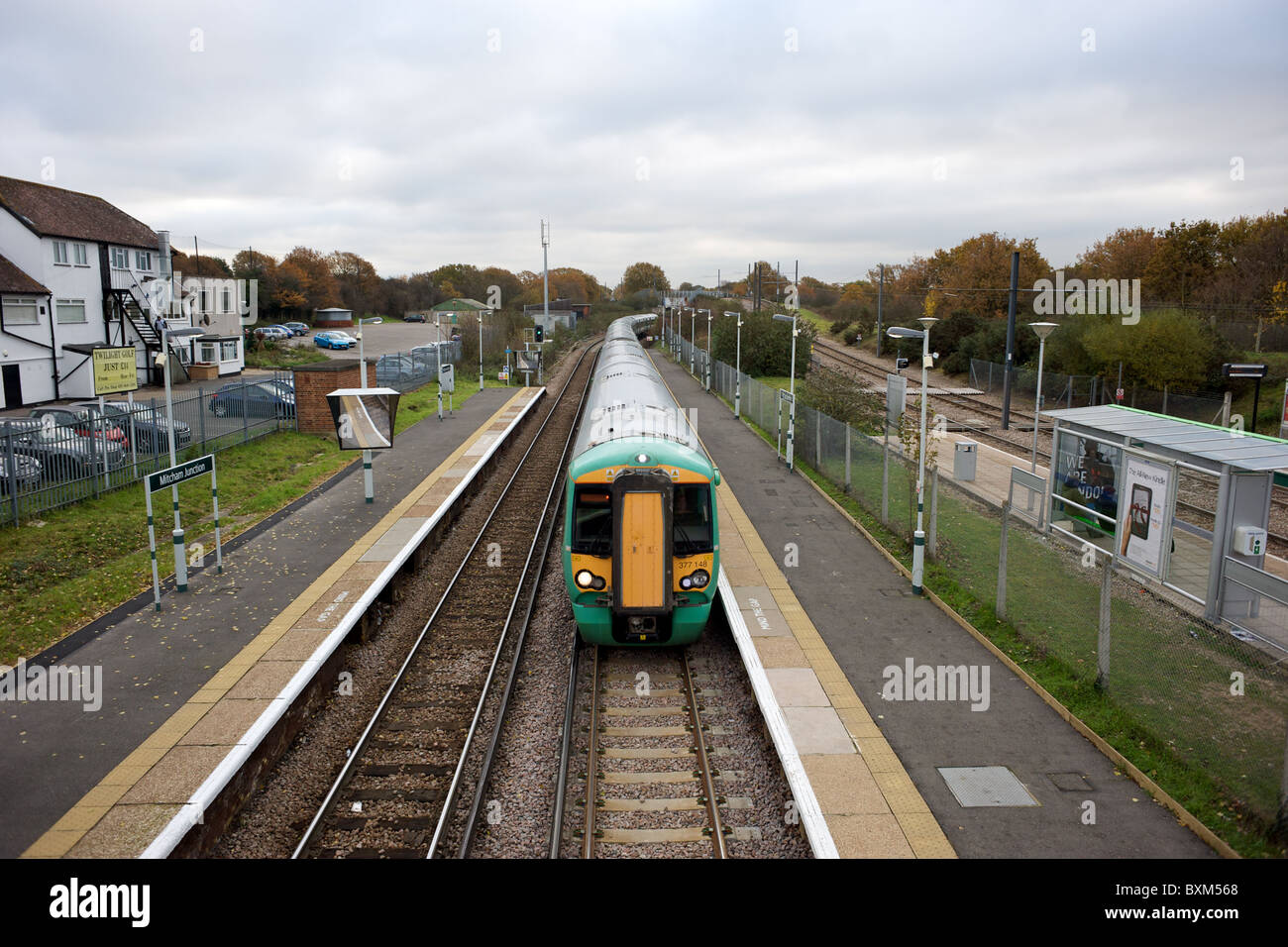 Mitcham Junction Station, Mitcham, South London, England, UK Stock ...