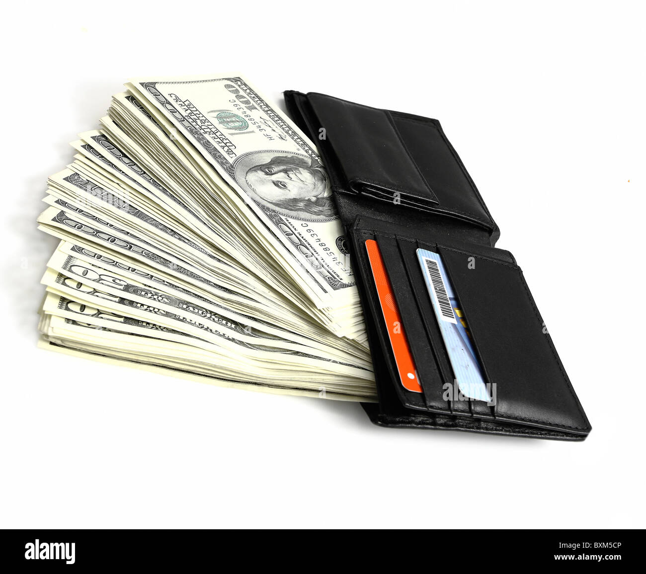 wallet and money Stock Photo - Alamy