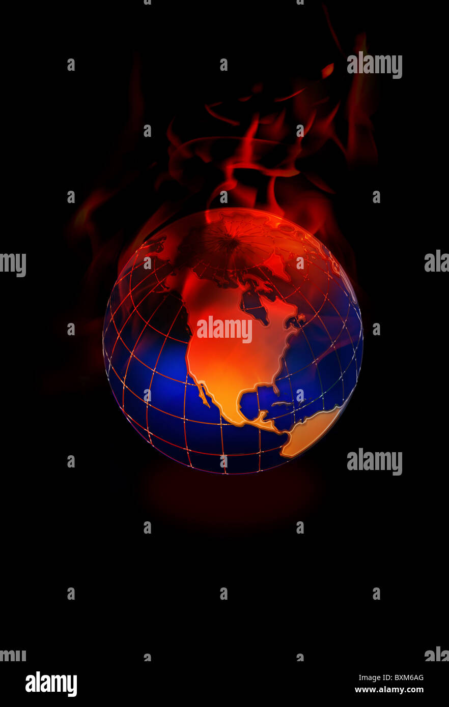 World destroyed by fire hi-res stock photography and images - Alamy