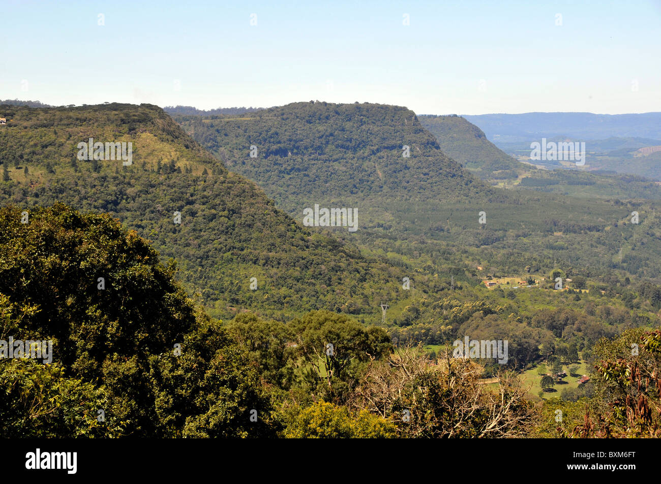 Canyons between the towns of Gramado and Canela, Rio Grande do Sul ...