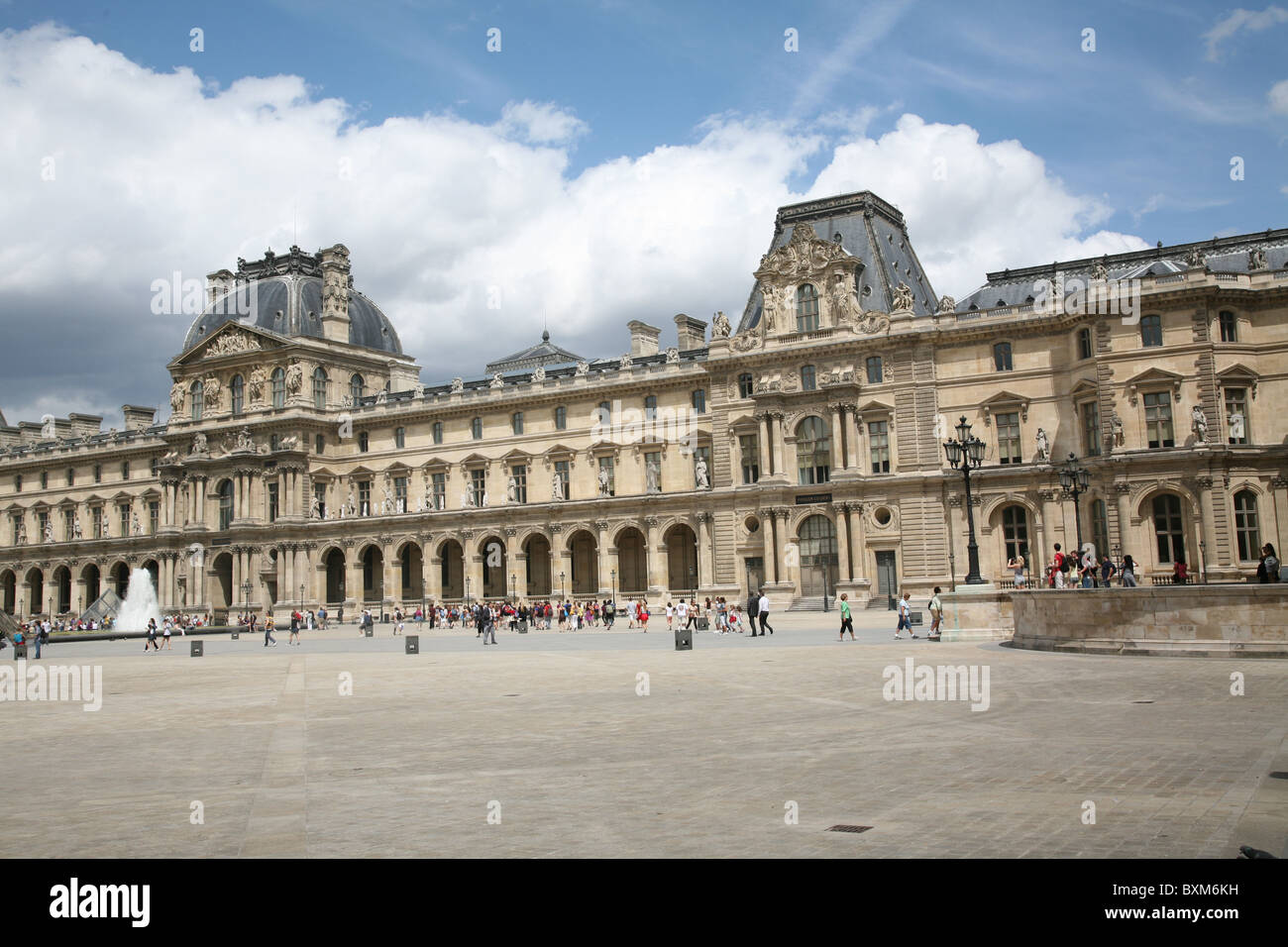 Louvre museum exterior hi-res stock photography and images - Alamy