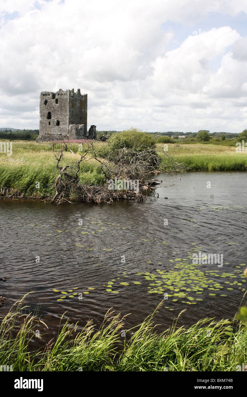 Tower built by archibald the grim lord of galloway hi-res stock ...