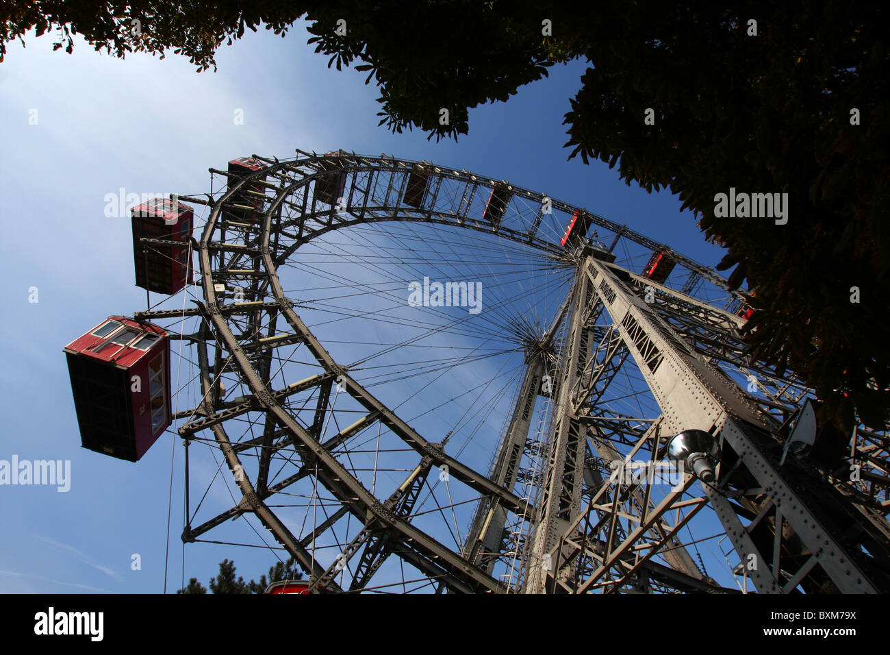 Ferris wheel,The Wiener Riesenrad Viennese giant wheel,Austria's ...
