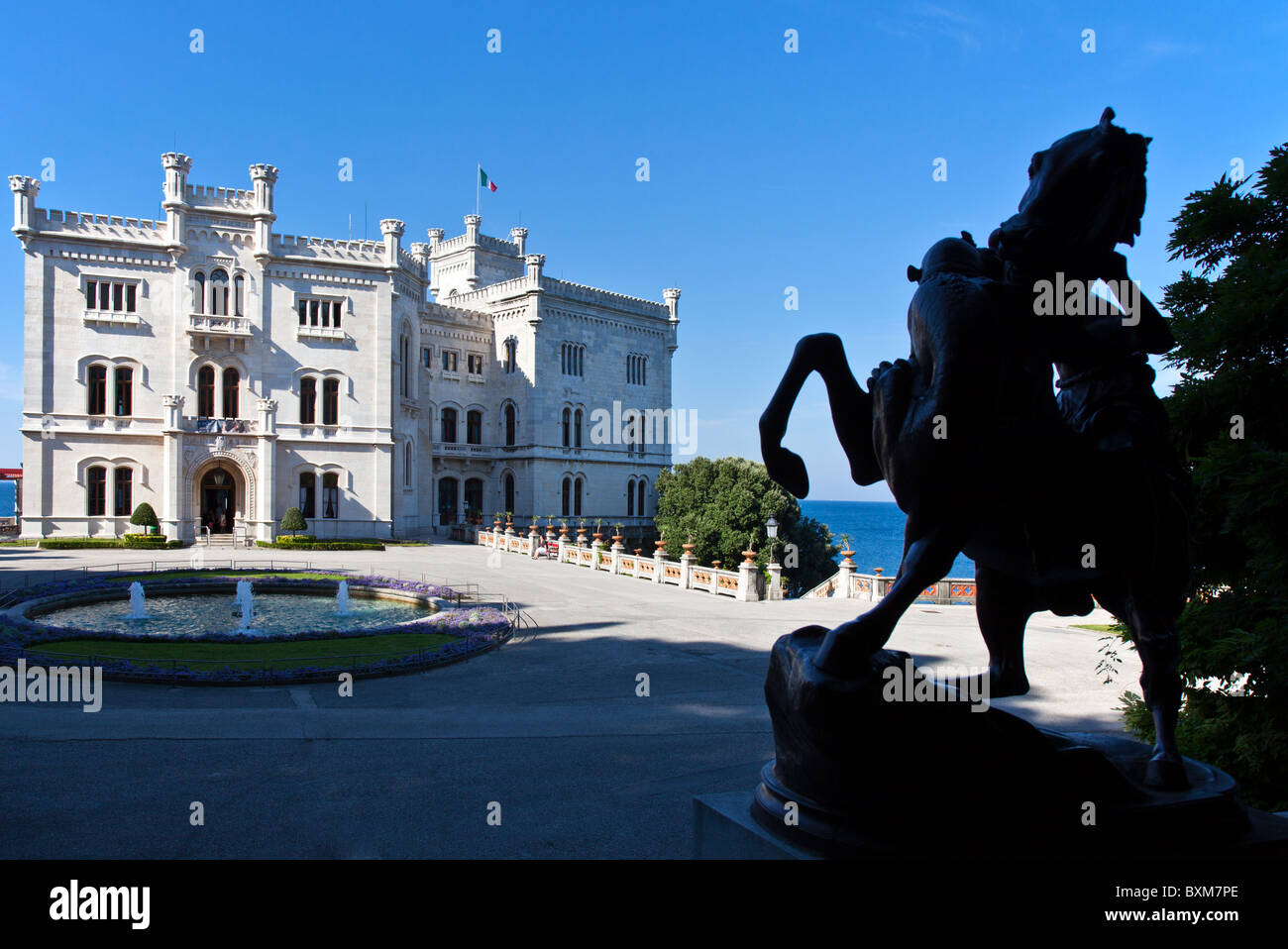 Italy, Trieste, the Miramare castle Stock Photo - Alamy