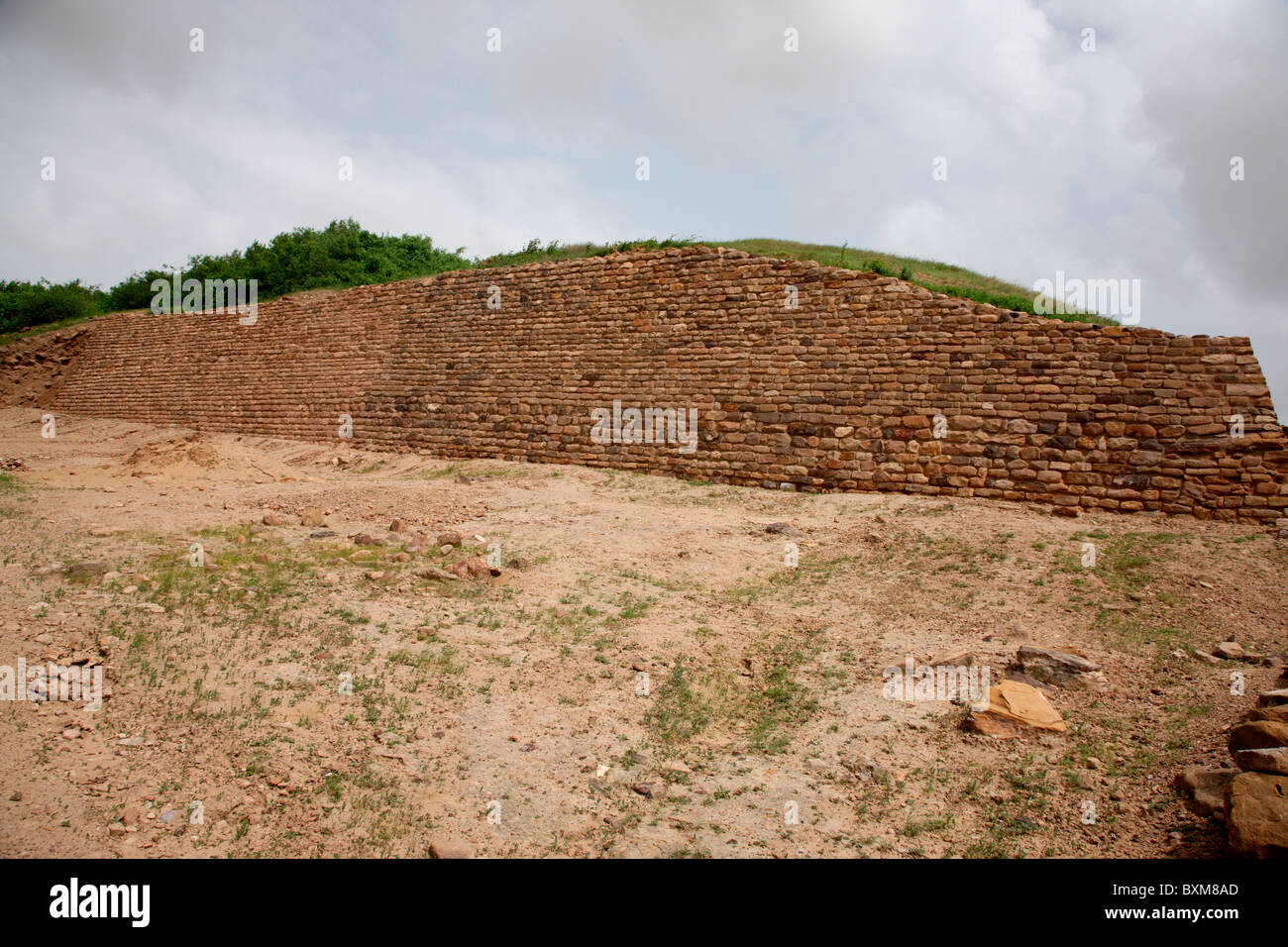 Ruins of Harappan Civilization at the excavation site of Dholavira ...
