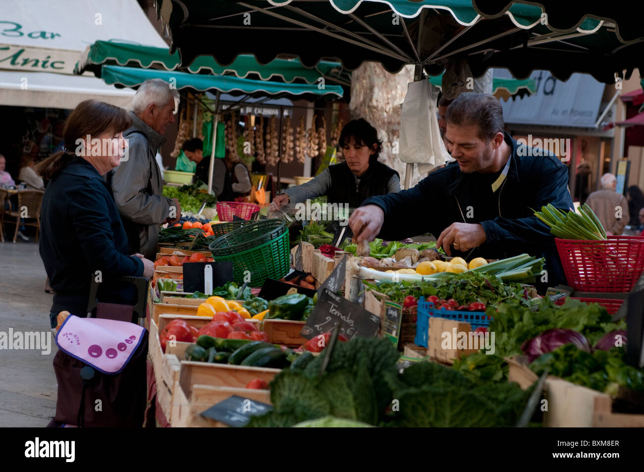 Market aix en provence south of france hi-res stock photography and ...
