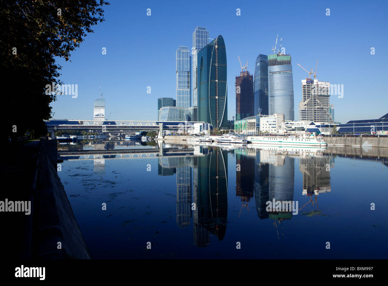 Skyline of the City of Capitals in Moscow, Russia Stock Photo - Alamy