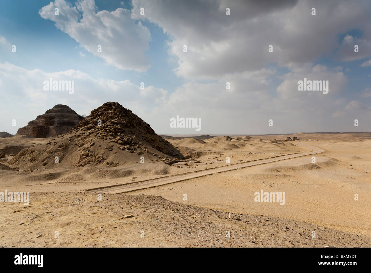The Step Pyramid of King Zoser (Djoser) Sakkara Egypt Stock Photo - Alamy