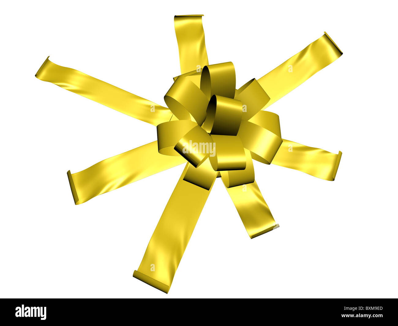 Light yellow gift wrap ribbon Stock Photo - Alamy