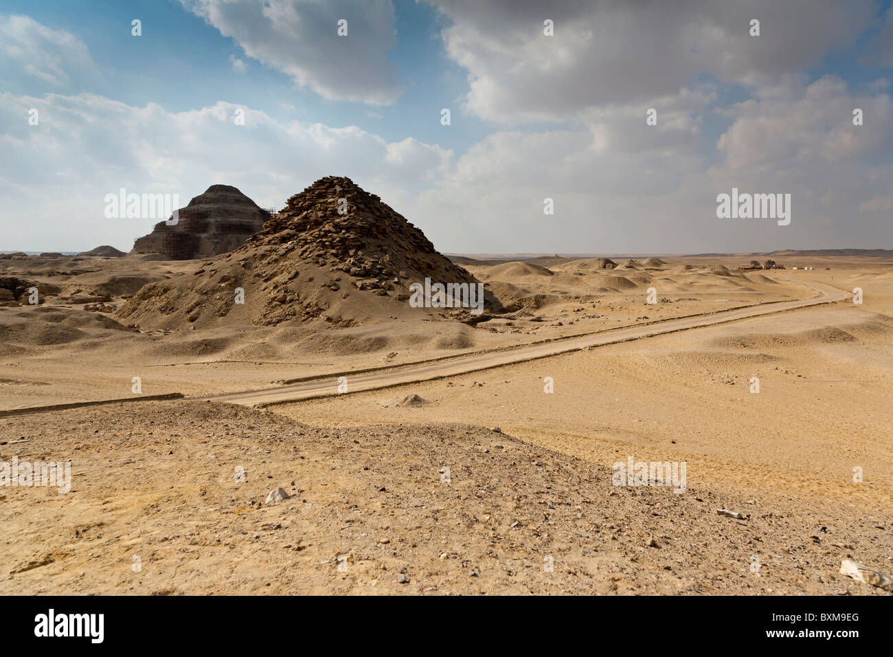 The Step Pyramid of King Zoser (Djoser) Sakkara Egypt Stock Photo - Alamy