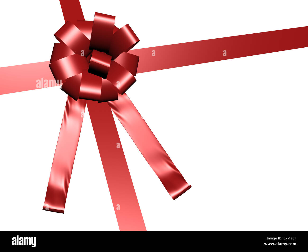 Red gift wrap ribbon Stock Photo - Alamy