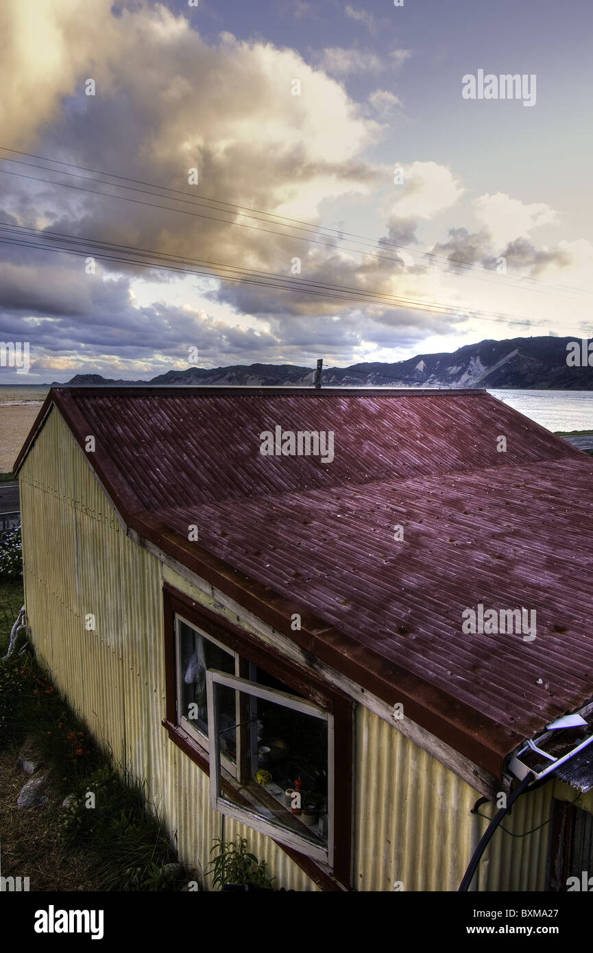 Old fishing hut in new zealand hi-res stock photography and images - Alamy