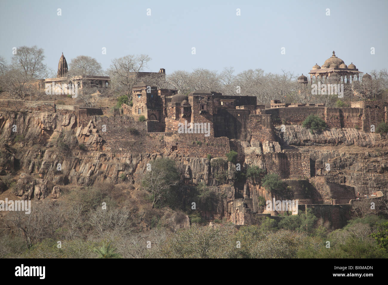 Fort, Ranthambhore National Park, Rajasthan, India, Asia Stock Photo ...
