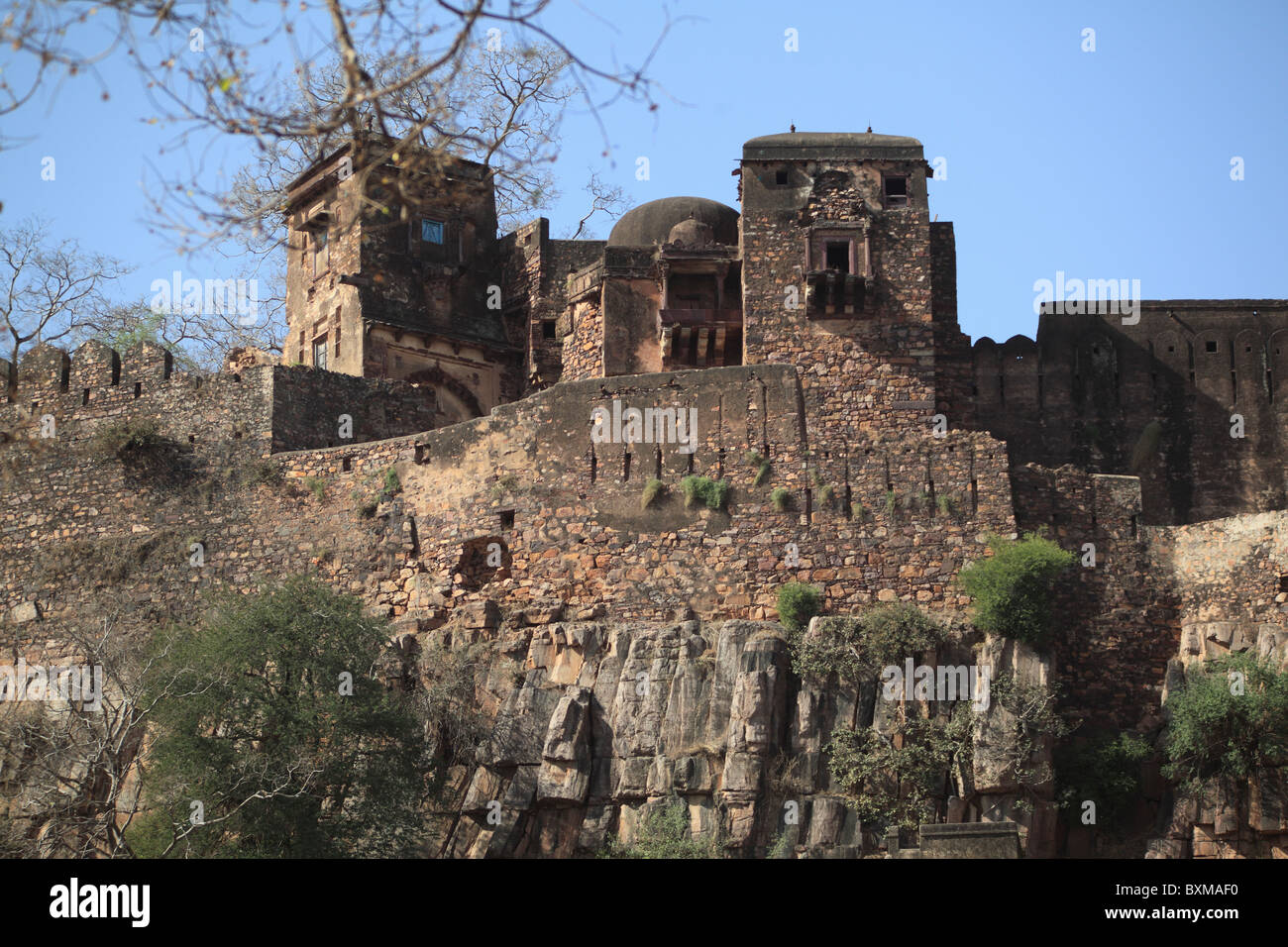 Fort, Ranthambhore National Park, Rajasthan, India, Asia Stock Photo ...