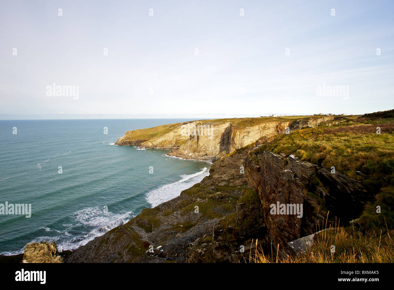 Penhallic point cornwall coast hi-res stock photography and images - Alamy