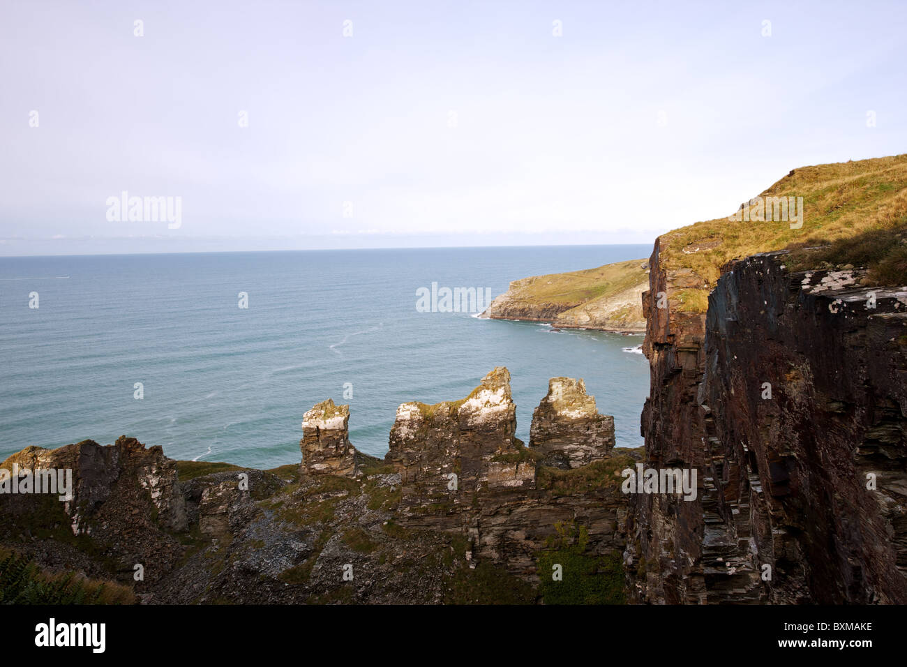 Penhallic point cornwall coast hi-res stock photography and images - Alamy
